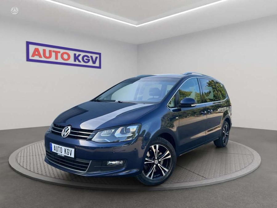 Zils Volkswagen Sharan 2015 Kauņa, ar dzinēja tilpumu 2.00 L un nobraukumu 247 tūkst. km par 11999 €, foto 1 vietnē AUTOMOTO.COM.LV