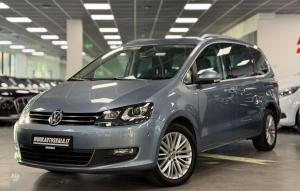 Zils Volkswagen Sharan 2015 Klaipėda, ar dzinēja tilpumu 1.97 L un nobraukumu 217 tūkst. km par 11900 €, foto  vietnē AUTOMOTO.COM.LV