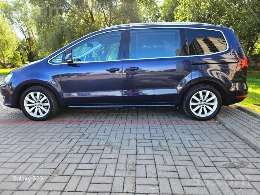 Zils Volkswagen Sharan 2017 Jelgava, ar dzinēja tilpumu 2.00 L un nobraukumu 273 tūkst. km par 14500 €, foto 9 vietnē AUTOMOTO.COM.LV
