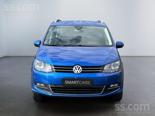 Blue Volkswagen Sharan 2018 in Riga, with an engine capacity of 2.00 L and mileage of 158 thousand km for 18400 €, photo 7 on AUTOMOTO.COM.LV