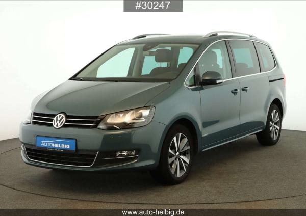 Zils Volkswagen Sharan 2021 Kauņa, ar dzinēja tilpumu 1.40 L un nobraukumu 100 tūkst. km par 30527 €, foto 1 vietnē AUTOMOTO.COM.LV