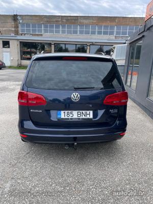 Blue Volkswagen Sharan 2015 in Tallinn, with an engine capacity of 2.00 L and mileage of 381 thousand km for 4590 €, photo 9 on AUTOMOTO.COM.LV
