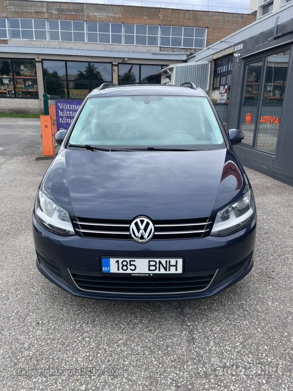 Blue Volkswagen Sharan 2015 in Tallinn, with an engine capacity of 2.00 L and mileage of 381 thousand km for 4590 €, photo 8 on AUTOMOTO.COM.LV