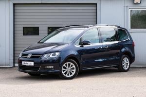 Blue Volkswagen Sharan 2017 in Jelgava, with an engine capacity of 1.40 L and mileage of 237 thousand km for 13000 €, photo  on AUTOMOTO.COM.LV