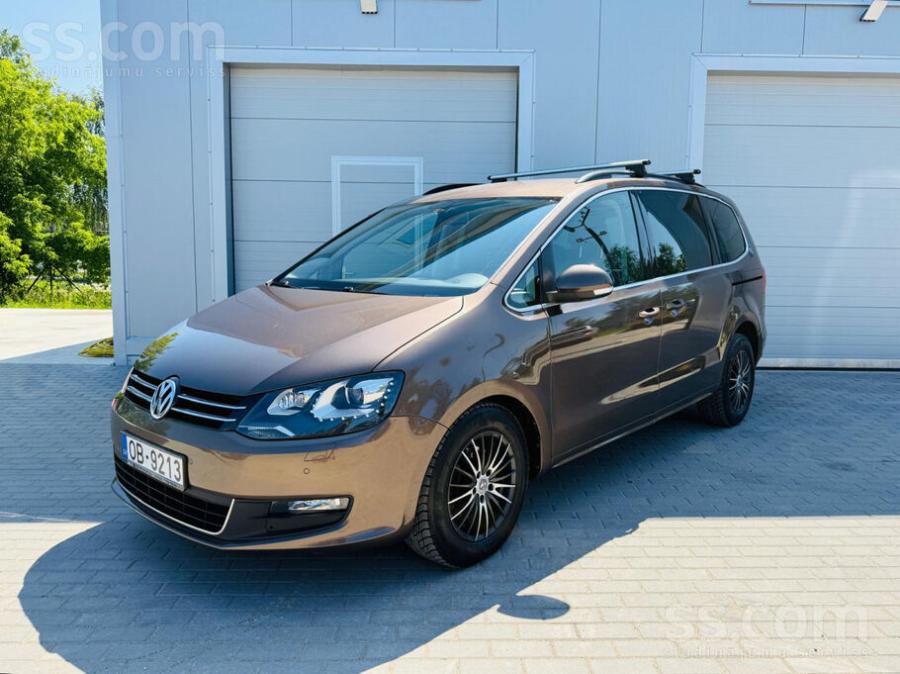 Brūns Volkswagen Sharan 2011 Rīga, ar dzinēja tilpumu 1.40 L un nobraukumu 0 tūkst. km par 7200 €, foto 1 vietnē AUTOMOTO.COM.LV