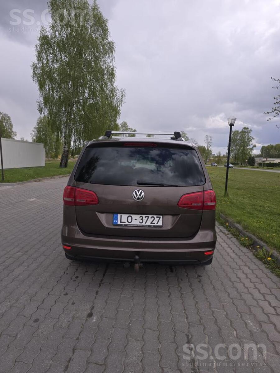 Brūns Volkswagen Sharan 2011 Aizkraukle, ar dzinēja tilpumu 1.90 L un nobraukumu 162 tūkst. km par 2450 €, foto 3 vietnē AUTOMOTO.COM.LV