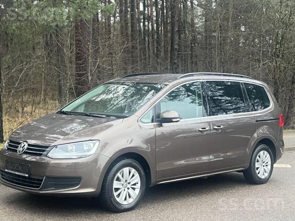 Brown Volkswagen Sharan 2011 in Valmiera, with an engine capacity of 2.00 L and mileage of 0 thousand km for 8800 €, photo 1 on AUTOMOTO.COM.LV