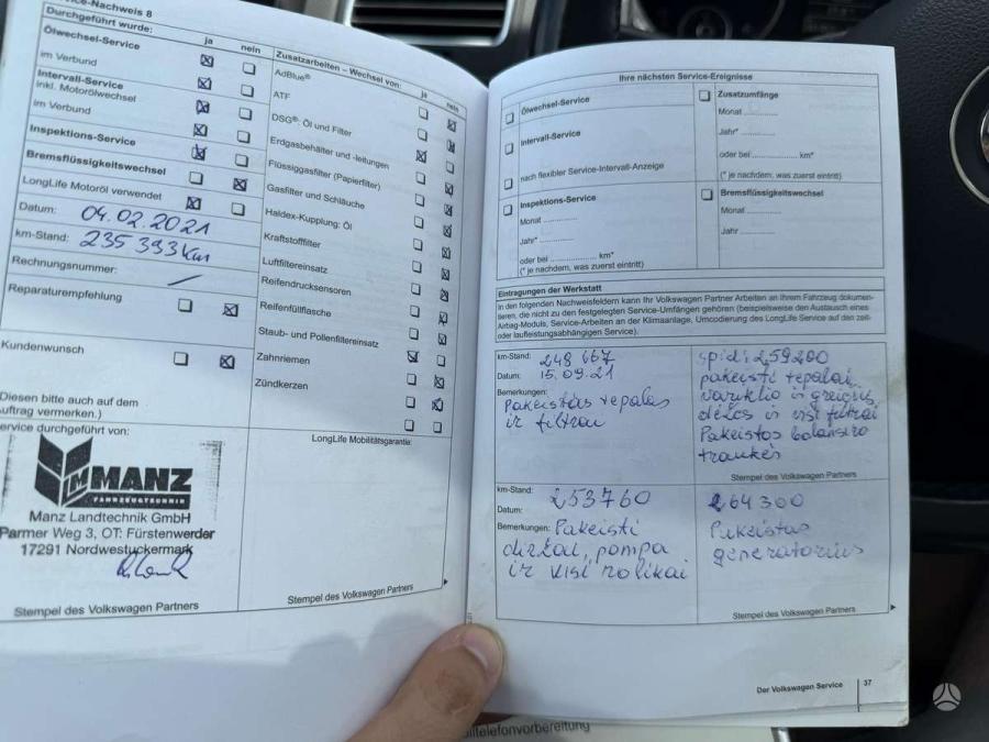 Brown Volkswagen Sharan 2011 in Siauliai, with an engine capacity of 1.97 L and mileage of 290 thousand km for 8200 €, photo 37 on AUTOMOTO.COM.LV