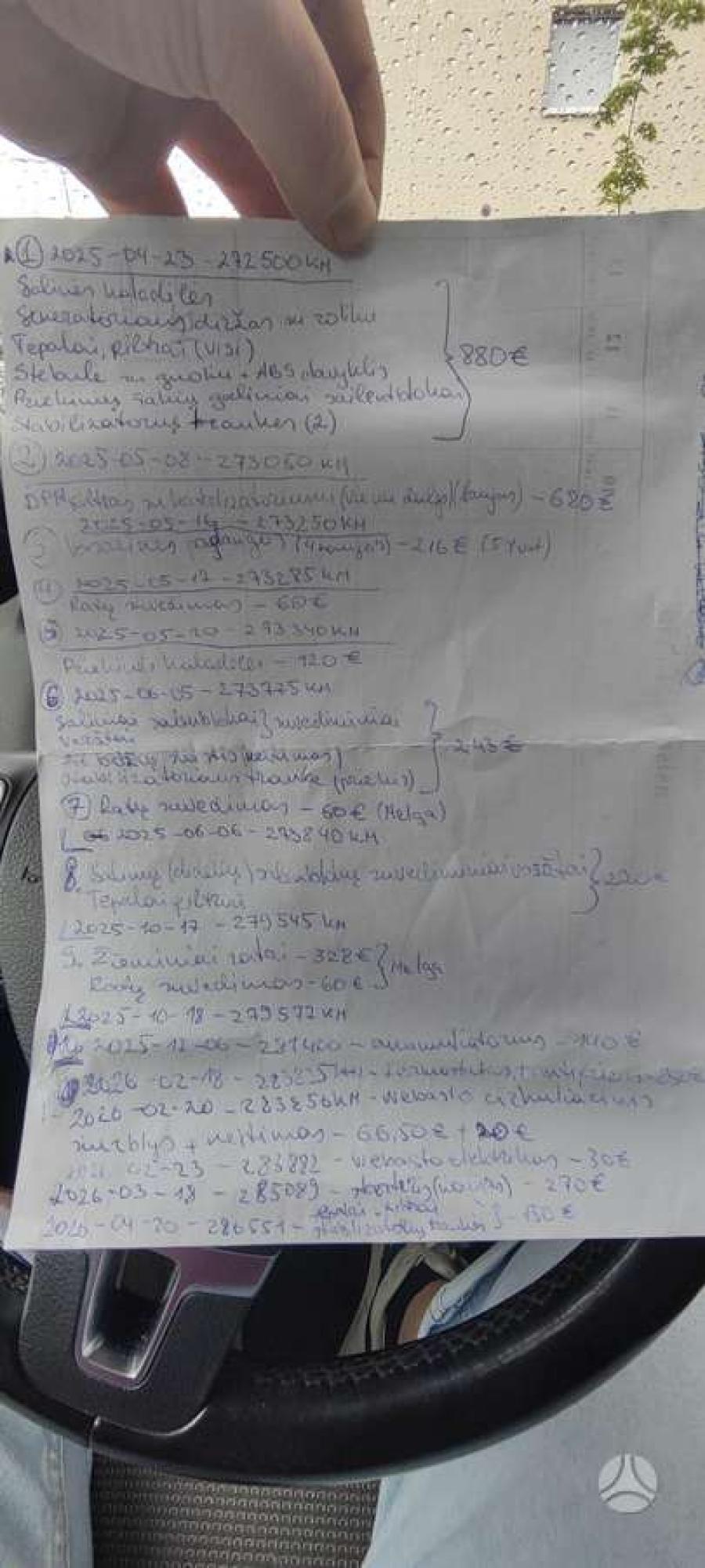 Коричневый Фольксваген Шаран 2011 в Вильнюс, объемом двигателя 1.97 л и пробегом 292 тыс. км за 8500 €, фото 19 на AUTOMOTO.COM.LV