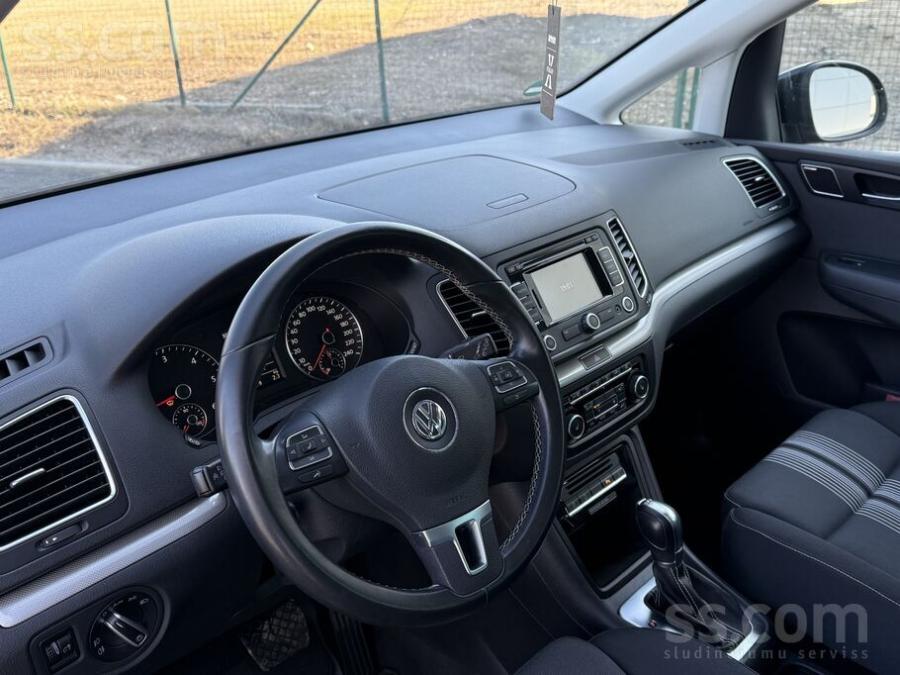 Brūns Volkswagen Sharan 2012 Ludza, ar dzinēja tilpumu 2.00 L un nobraukumu 0 tūkst. km par 9680 €, foto 7 vietnē AUTOMOTO.COM.LV