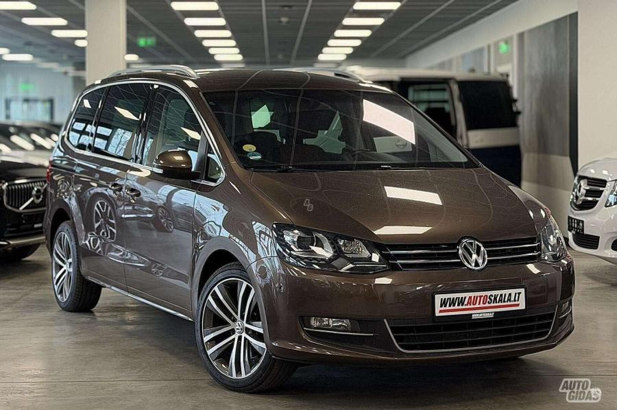 Brown Volkswagen Sharan 2012 in Klaipeda, with an engine capacity of 2.00 L and mileage of 276 thousand km for 11900 €, photo 14 on AUTOMOTO.COM.LV