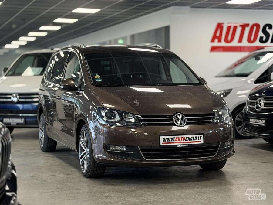 Brown Volkswagen Sharan 2012 in Klaipeda, with an engine capacity of 2.00 L and mileage of 276 thousand km for 11900 €, photo 15 on AUTOMOTO.COM.LV