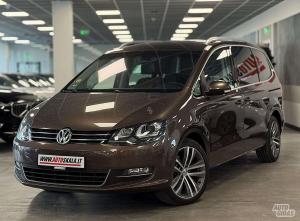 Brown Volkswagen Sharan 2012 in Klaipeda, with an engine capacity of 2.00 L and mileage of 276 thousand km for 11900 €, photo 23 on AUTOMOTO.COM.LV