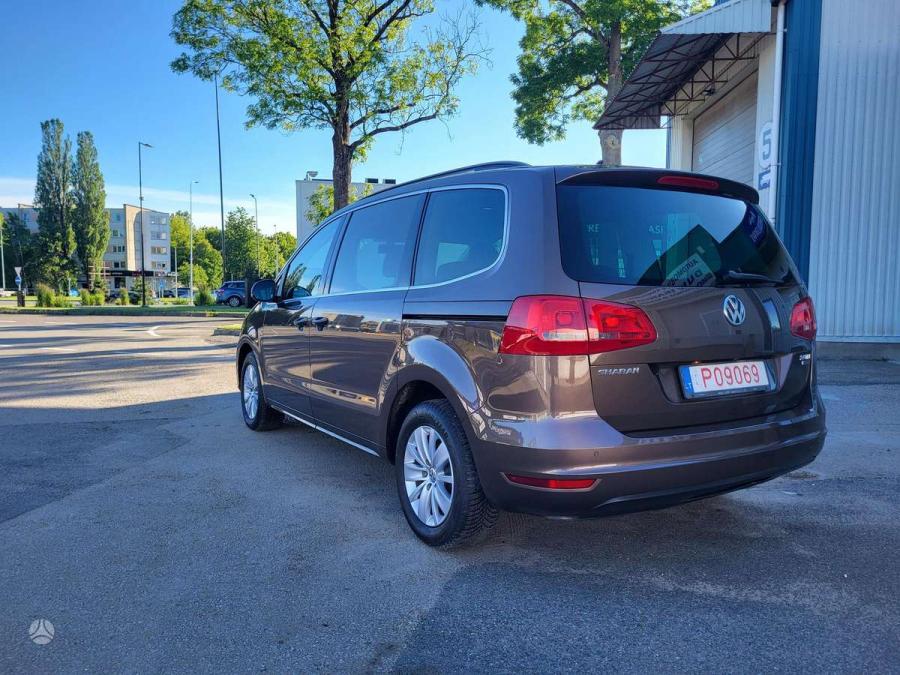 Brūns Volkswagen Sharan 2012 Klaipėda, ar dzinēja tilpumu 1.97 L un nobraukumu 193 tūkst. km par 8399 €, foto 8 vietnē AUTOMOTO.COM.LV