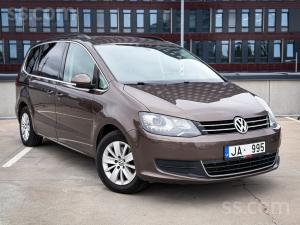 Brown Volkswagen Sharan 2012 in Riga, with an engine capacity of 2.00 L and mileage of 0 thousand km for 4950 €, photo  on AUTOMOTO.COM.LV