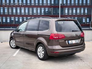 Brown Volkswagen Sharan 2012 in Riga, with an engine capacity of 2.00 L and mileage of 0 thousand km for 4950 €, photo 4 on AUTOMOTO.COM.LV