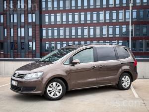 Brown Volkswagen Sharan 2012 in Riga, with an engine capacity of 2.00 L and mileage of 0 thousand km for 4950 €, photo 6 on AUTOMOTO.COM.LV