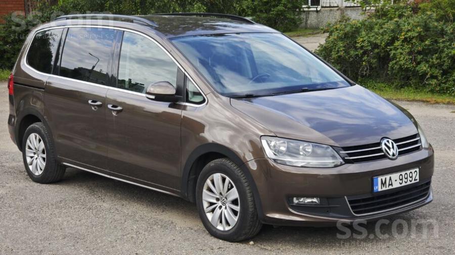 Brūns Volkswagen Sharan 2012 Rīga, ar dzinēja tilpumu 2.00 L un nobraukumu 321 tūkst. km par 5150 €, foto 1 vietnē AUTOMOTO.COM.LV