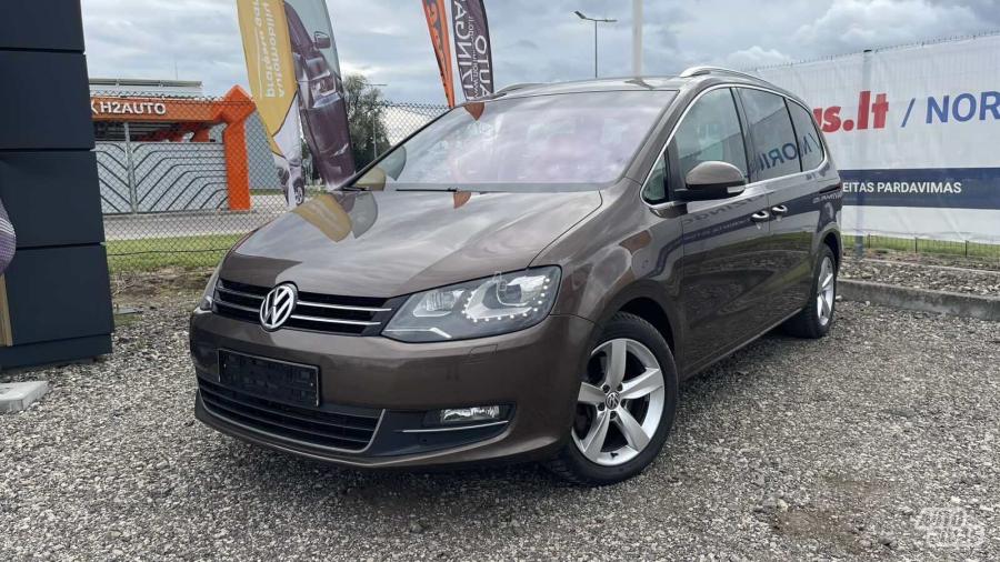Brūns Volkswagen Sharan 2012 Marijampole, ar dzinēja tilpumu 2.00 L un nobraukumu 337 tūkst. km par 9200 €, foto 1 vietnē AUTOMOTO.COM.LV