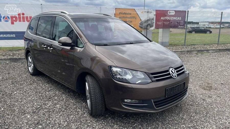 Brūns Volkswagen Sharan 2012 Marijampole, ar dzinēja tilpumu 2.00 L un nobraukumu 337 tūkst. km par 9200 €, foto 6 vietnē AUTOMOTO.COM.LV