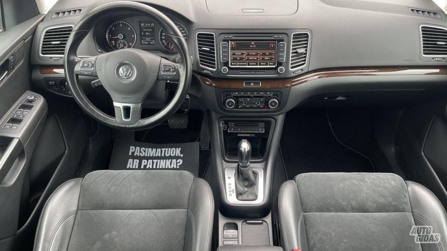 Brūns Volkswagen Sharan 2012 Marijampole, ar dzinēja tilpumu 2.00 L un nobraukumu 337 tūkst. km par 9200 €, foto 18 vietnē AUTOMOTO.COM.LV