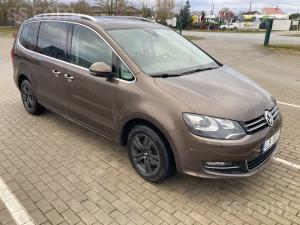 Brown Volkswagen Sharan 2013 in Riga, with an engine capacity of 2.00 L and mileage of 241 thousand km for 7500 €, photo 2 on AUTOMOTO.COM.LV