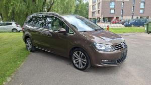 Brown Volkswagen Sharan 2013 in Kaunas, with an engine capacity of 1.97 L and mileage of 248 thousand km for 8700 €, photo 7 on AUTOMOTO.COM.LV