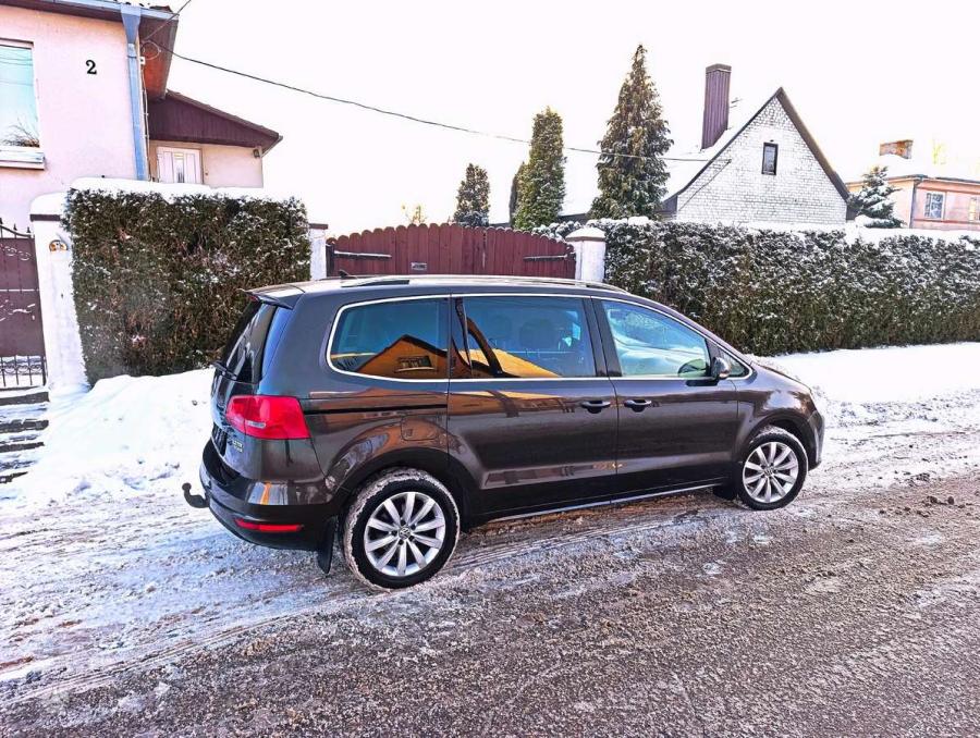 Brūns Volkswagen Sharan 2014 Kėdainiai, ar dzinēja tilpumu 1.97 L un nobraukumu 312 tūkst. km par 9990 €, foto 1 vietnē AUTOMOTO.COM.LV