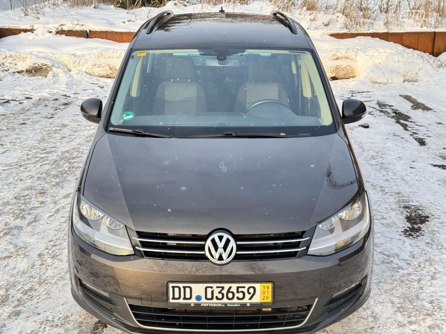Brūns Volkswagen Sharan 2014 Kauņa, ar dzinēja tilpumu 2.00 L un nobraukumu 277 tūkst. km par 7950 €, foto 1 vietnē AUTOMOTO.COM.LV