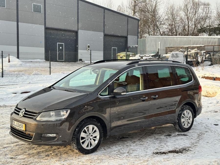 Brūns Volkswagen Sharan 2014 Kauņa, ar dzinēja tilpumu 2.00 L un nobraukumu 277 tūkst. km par 7950 €, foto 2 vietnē AUTOMOTO.COM.LV