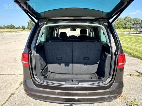 Brūns Volkswagen Sharan 2014 Rīga, ar dzinēja tilpumu 2.00 L un nobraukumu 280 tūkst. km par 9399 €, foto 8 vietnē AUTOMOTO.COM.LV