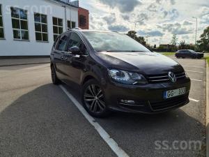Brown Volkswagen Sharan 2014 in Riga, with an engine capacity of 2.00 L and mileage of 241 thousand km for 7200 €, photo 11 on AUTOMOTO.COM.LV
