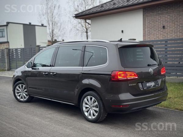 Brūns Volkswagen Sharan 2015 Jelgava, ar dzinēja tilpumu 2.00 L un nobraukumu 286 tūkst. km par 13500 €, foto 2 vietnē AUTOMOTO.COM.LV