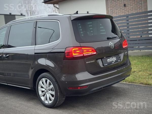 Brūns Volkswagen Sharan 2015 Jelgava, ar dzinēja tilpumu 2.00 L un nobraukumu 286 tūkst. km par 13500 €, foto 3 vietnē AUTOMOTO.COM.LV