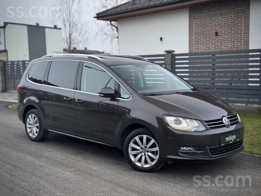 Brūns Volkswagen Sharan 2015 Jelgava, ar dzinēja tilpumu 2.00 L un nobraukumu 286 tūkst. km par 13500 €, foto 4 vietnē AUTOMOTO.COM.LV