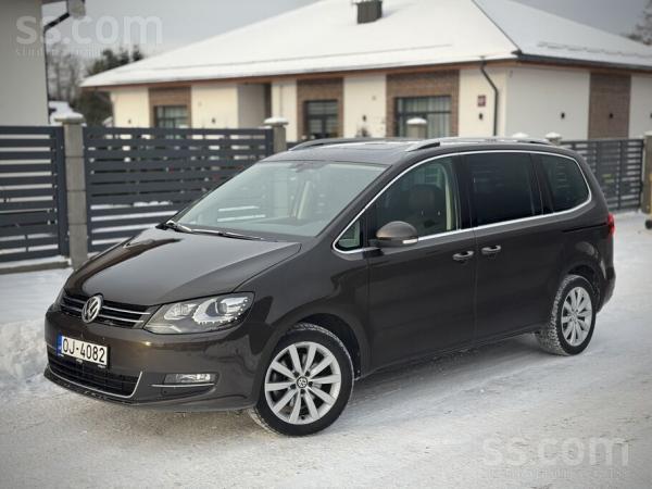 Brūns Volkswagen Sharan 2015 Jelgava, ar dzinēja tilpumu 2.00 L un nobraukumu 286 tūkst. km par 12900 €, foto 1 vietnē AUTOMOTO.COM.LV