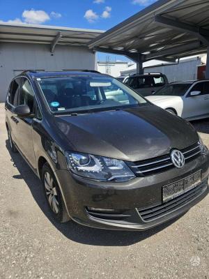 Brown Volkswagen Sharan 2016 in Anyksciai, with an engine capacity of 2.00 L and mileage of 202 thousand km for 9900 €, photo  on AUTOMOTO.COM.LV