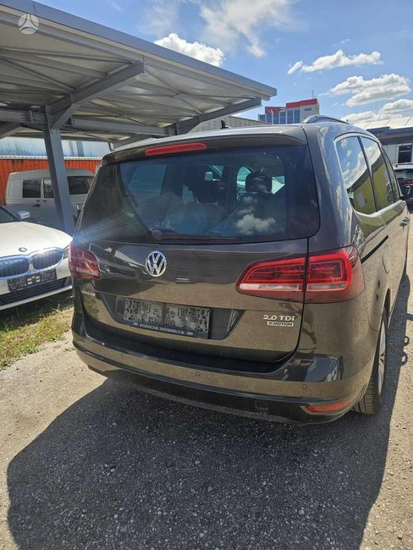 Brūns Volkswagen Sharan 2016 Anykščiai, ar dzinēja tilpumu 2.00 L un nobraukumu 202 tūkst. km par 9900 €, foto 2 vietnē AUTOMOTO.COM.LV