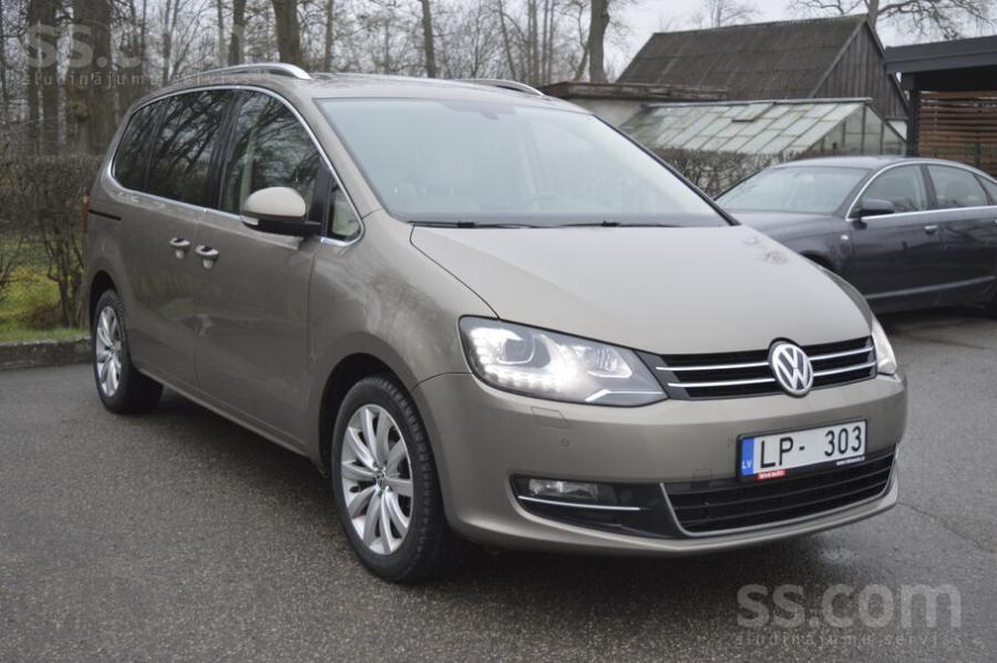 Brown Volkswagen Sharan 2018 in Tukums, with an engine capacity of 2.00 L and mileage of 314 thousand km for 9995 €, photo 5 on AUTOMOTO.COM.LV