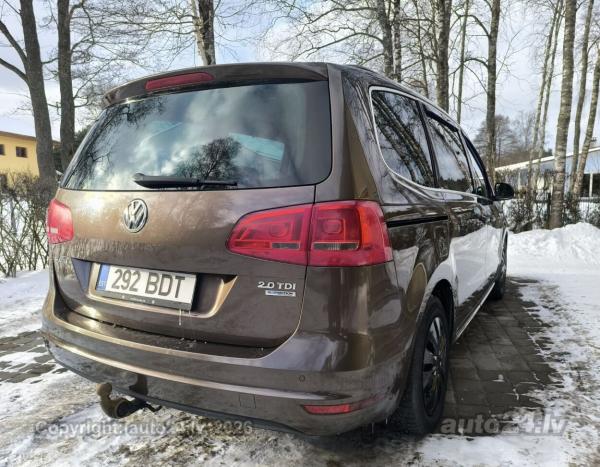 Brown Volkswagen Sharan 2011 in Tallinn, with an engine capacity of 2.00 L and mileage of 280 thousand km for 7490 €, photo 4 on AUTOMOTO.COM.LV