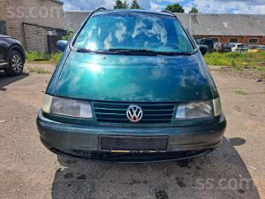 Green Volkswagen Sharan 1996 in Daugavpils, with an engine capacity of 1.90 L and mileage of 697 thousand km for 370 €, photo 4 on AUTOMOTO.COM.LV