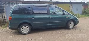 Green Volkswagen Sharan 1998 in Daugavpils, with an engine capacity of 1.90 L and mileage of 342 thousand km for 750 €, photo 5 on AUTOMOTO.COM.LV