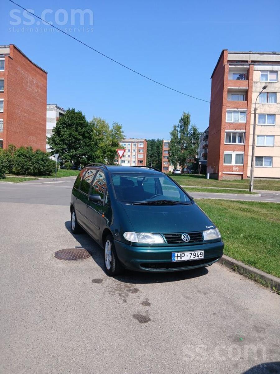 Зеленый Фольксваген Шаран 1999 в Даугавпилс, объемом двигателя 1.90 л и пробегом 0 тыс. км за 900 €, фото 3 на AUTOMOTO.COM.LV