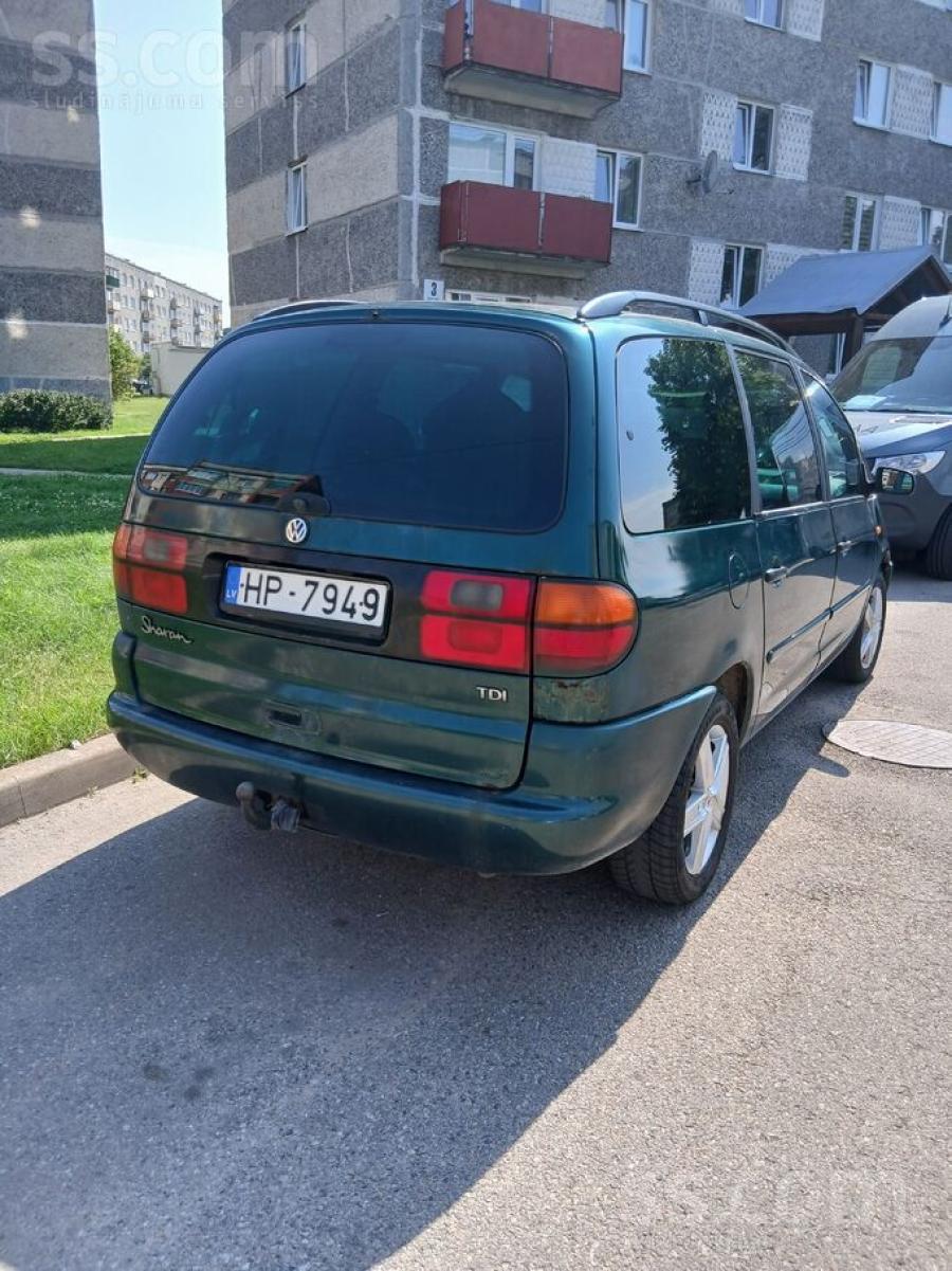 Зеленый Фольксваген Шаран 1999 в Даугавпилс, объемом двигателя 1.90 л и пробегом 0 тыс. км за 900 €, фото 4 на AUTOMOTO.COM.LV