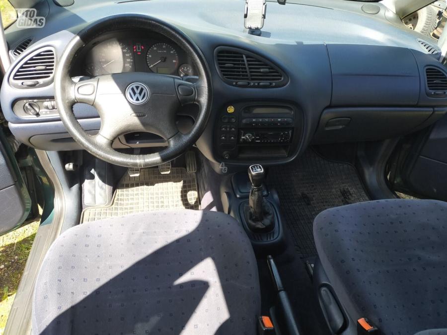 Green Volkswagen Sharan 2000 in Birzai, with an engine capacity of 1.90 L and mileage of 224 thousand km for 4500 €, photo 9 on AUTOMOTO.COM.LV