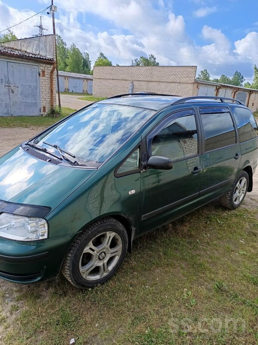 Зеленый Фольксваген Шаран 2000 в Резекне, объемом двигателя 1.90 л и пробегом 358 тыс. км за 1850 €, фото 3 на AUTOMOTO.COM.LV