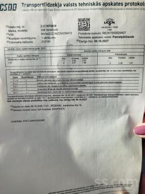 Zaļš Volkswagen Sharan 2003 Rēzekne, ar dzinēja tilpumu 1.90 L un nobraukumu 312 tūkst. km par 1555 €, foto 6 vietnē AUTOMOTO.COM.LV
