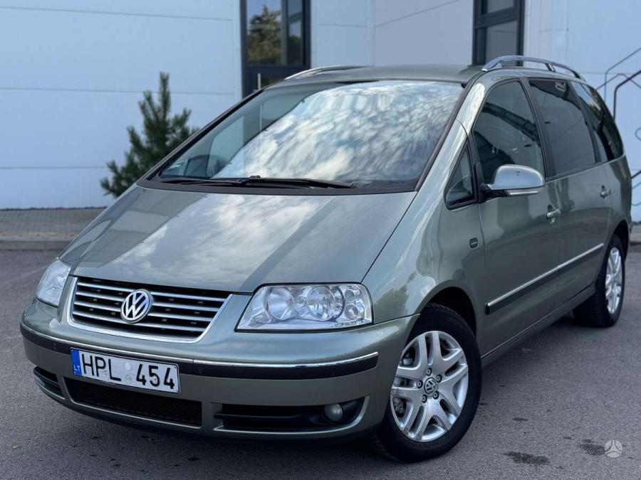 Zaļš Volkswagen Sharan 2004 Kauņa, ar dzinēja tilpumu 1.90 L un nobraukumu 259 tūkst. km par 3950 €, foto 3 vietnē AUTOMOTO.COM.LV