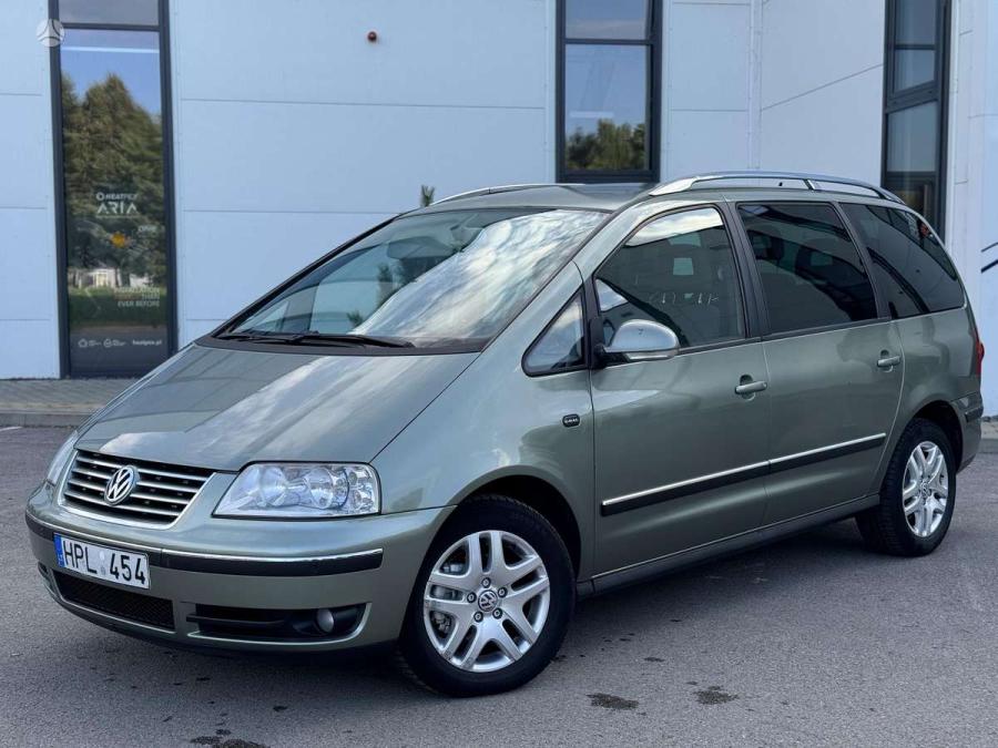 Zaļš Volkswagen Sharan 2004 Kauņa, ar dzinēja tilpumu 1.90 L un nobraukumu 259 tūkst. km par 3950 €, foto 5 vietnē AUTOMOTO.COM.LV