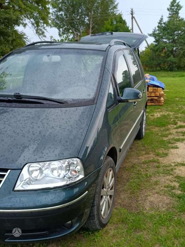 Zaļš Volkswagen Sharan 2005 Širvintos, ar dzinēja tilpumu 1.90 L un nobraukumu 314 tūkst. km par 2650 €, foto 4 vietnē AUTOMOTO.COM.LV